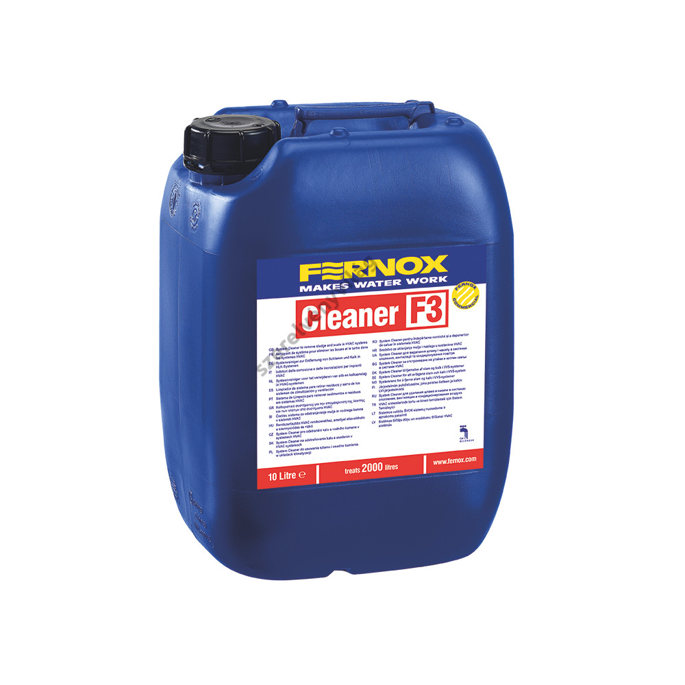 FERNOX Cleaner F3 10 liter - tisztítószer 2000 liter vízhez ...