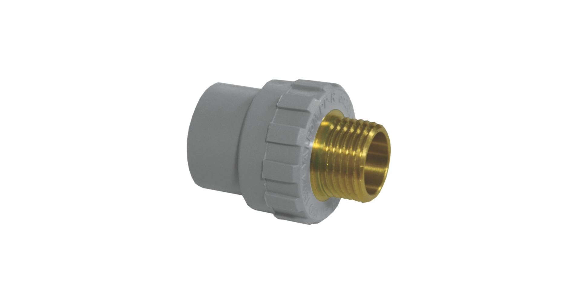 VALROM PP-R külső menetes csatlakozó, hatszögletű (D40-D110-ig ...